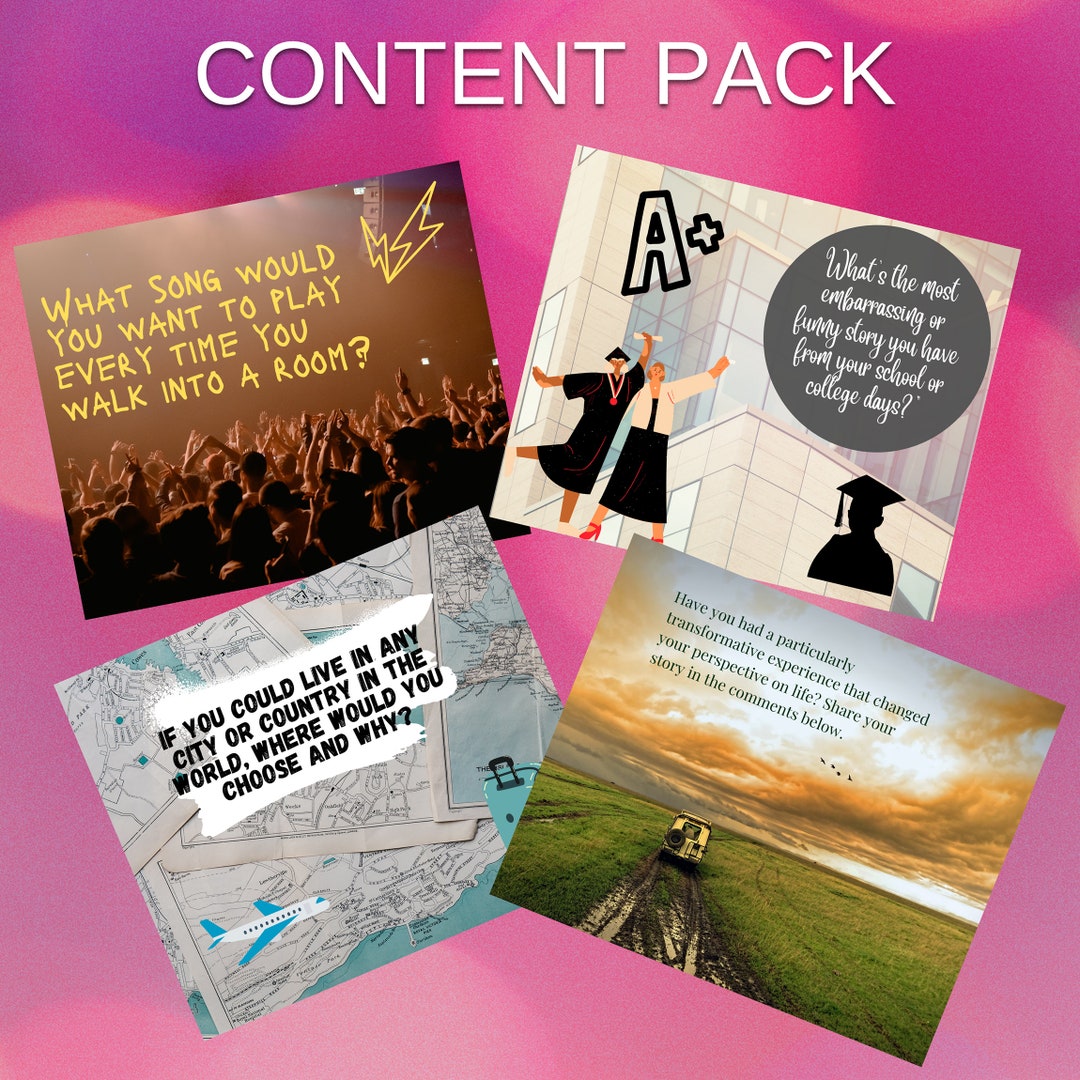 Unique & Uncommon Engaging Questions Pack for Facebook Groups! - Etsy