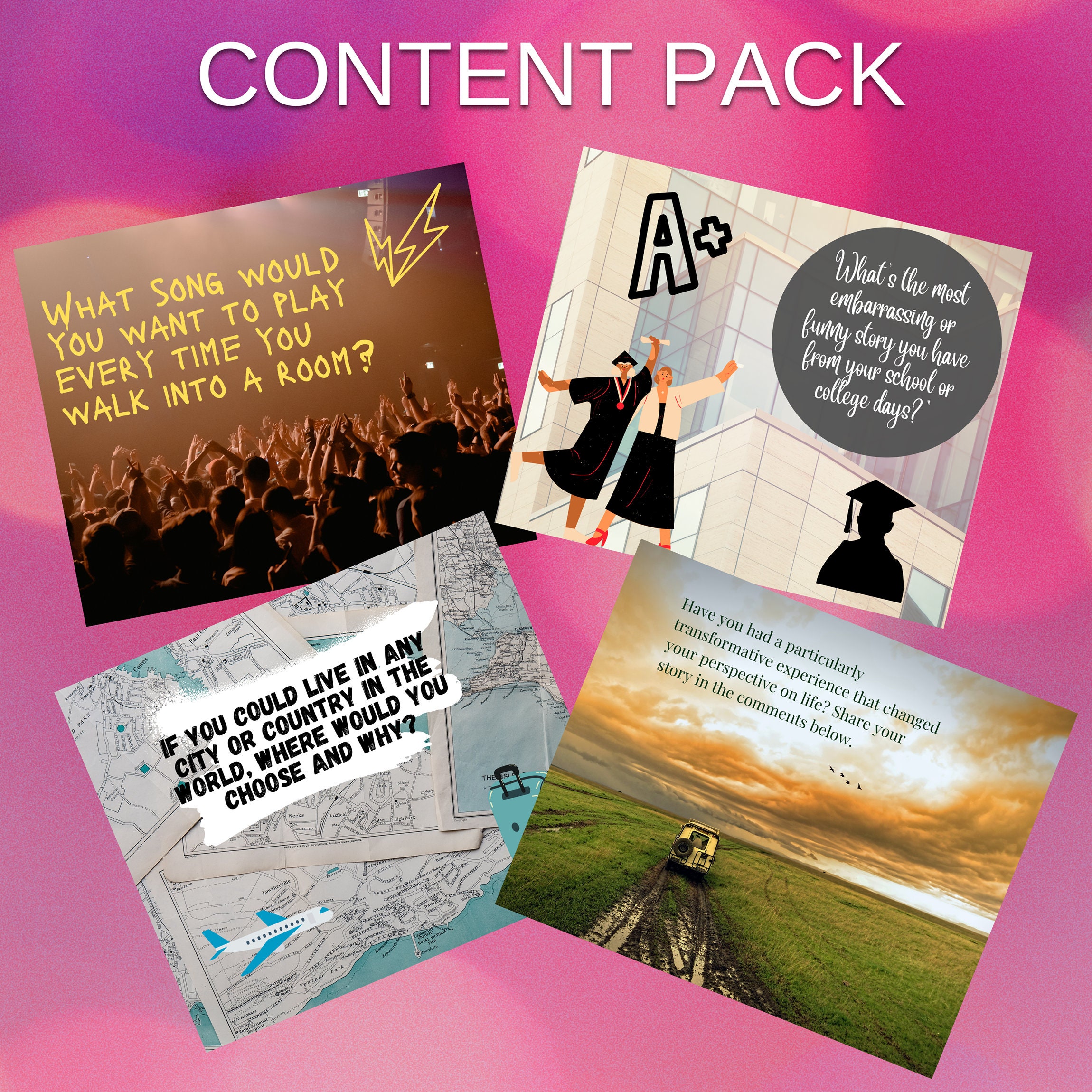 Unique & Uncommon Engaging Questions Pack for Facebook Groups! - Etsy