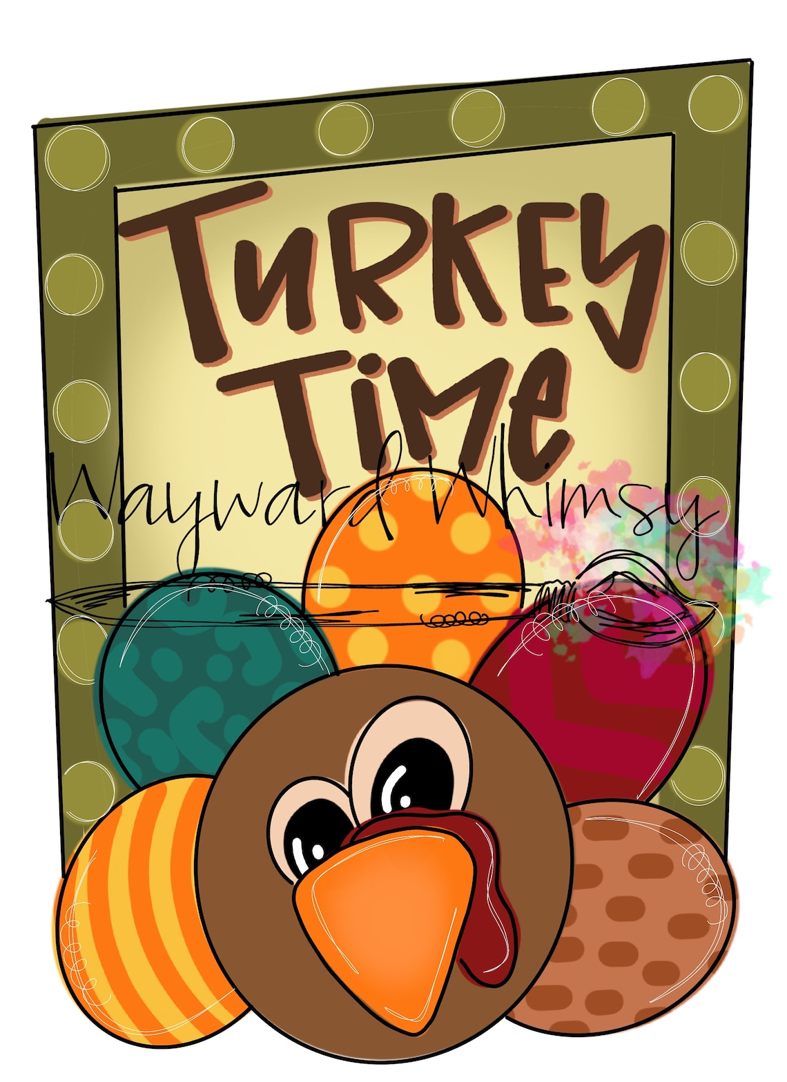 Turkey Time- Thanksgiving - Png File- Digital Download- Sublimation ...