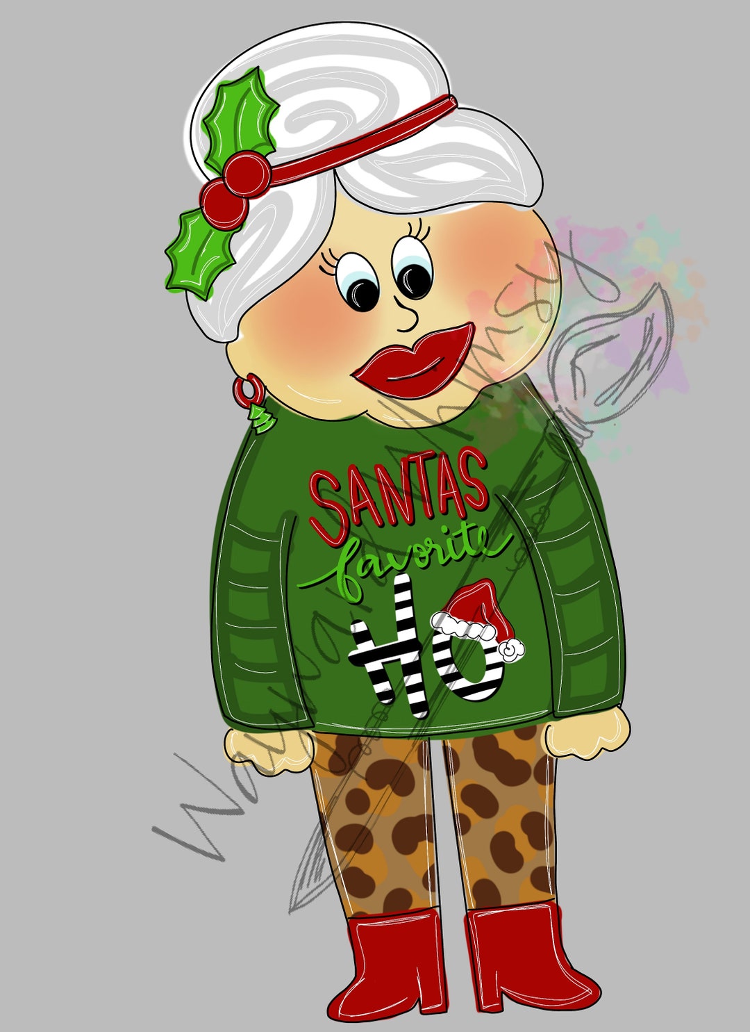 Santa's Favorite Ho- Christmas- Santa Claus- St. Nick- Png File ...