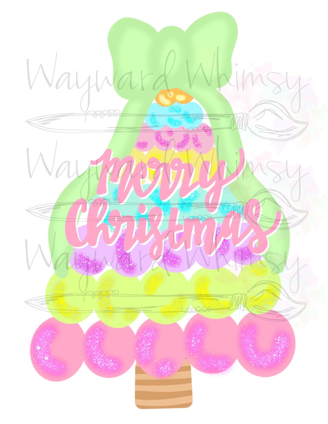 Holly Jolly Christmas Words- Png File- Digital Download- Sublimation ...