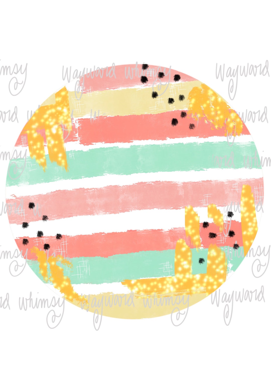 Abstract Circle Pastels Frame- Animal Print- Western- Png-file- Digital ...