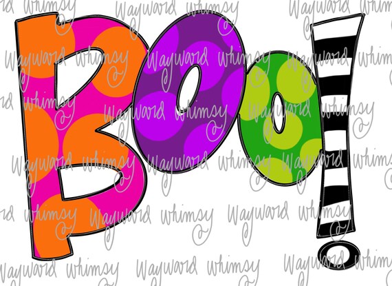 BOO halloween Png-file Digital Download Sublimation - Etsy