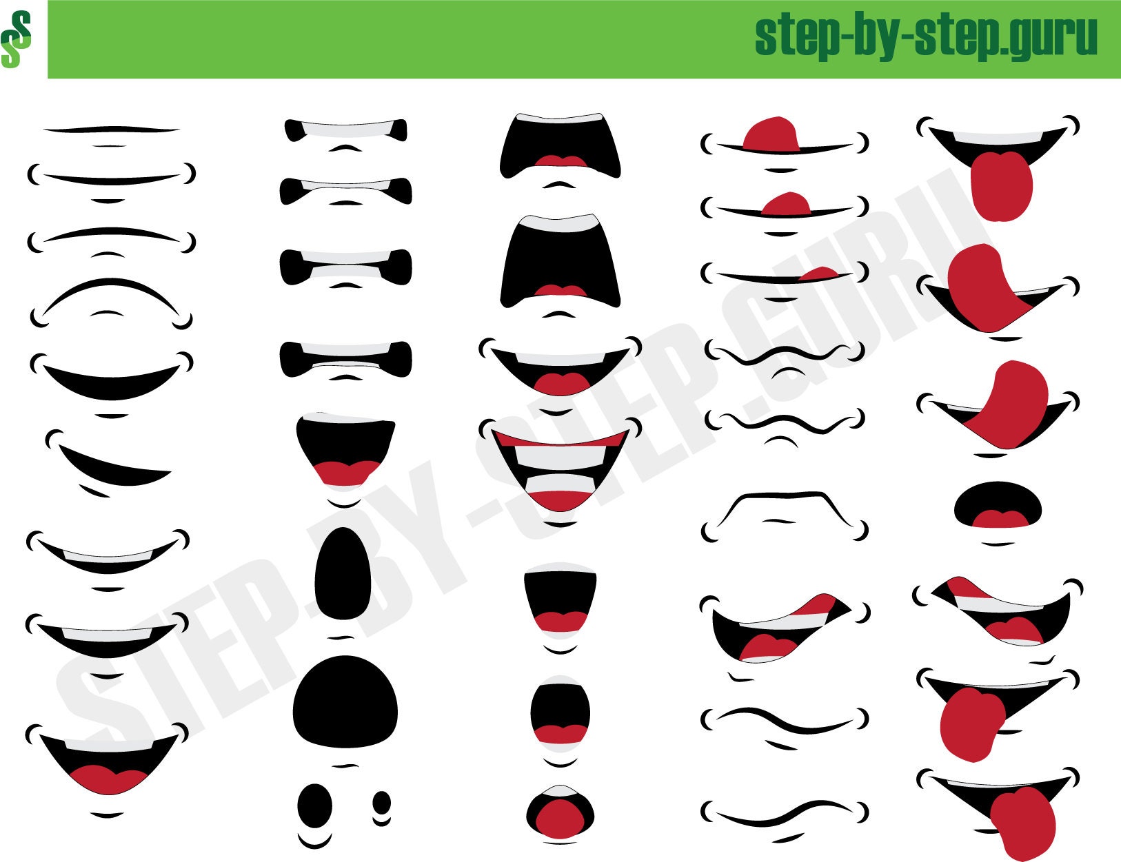 Anime Mouth Shapes