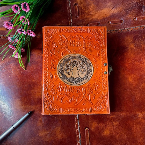 Orange Journal - Etsy