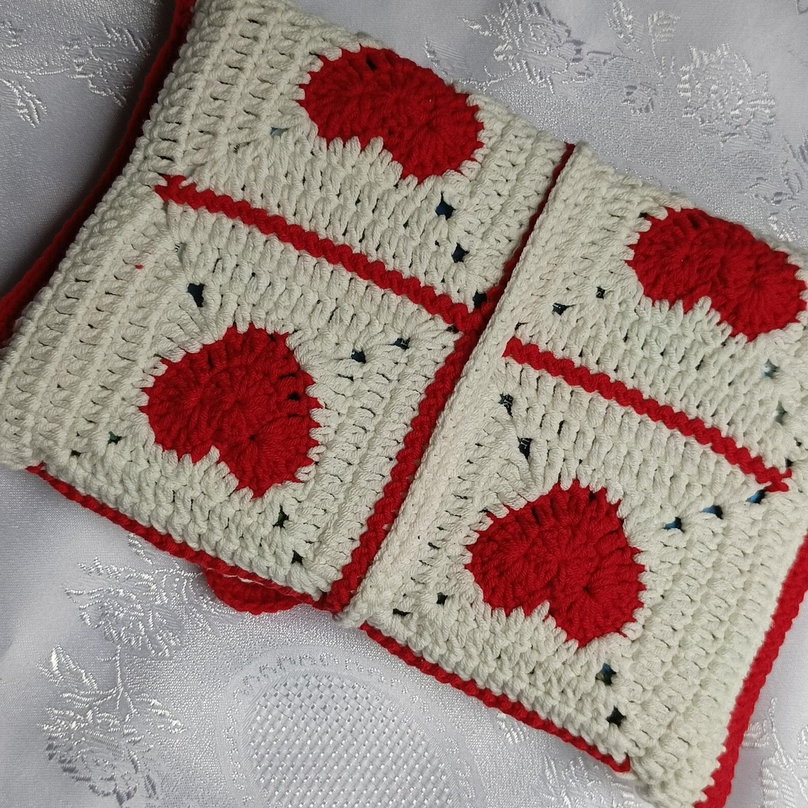 Crochet Handmade Book Cover,crochet Book Pouch, Knitted Book Cover,e ...