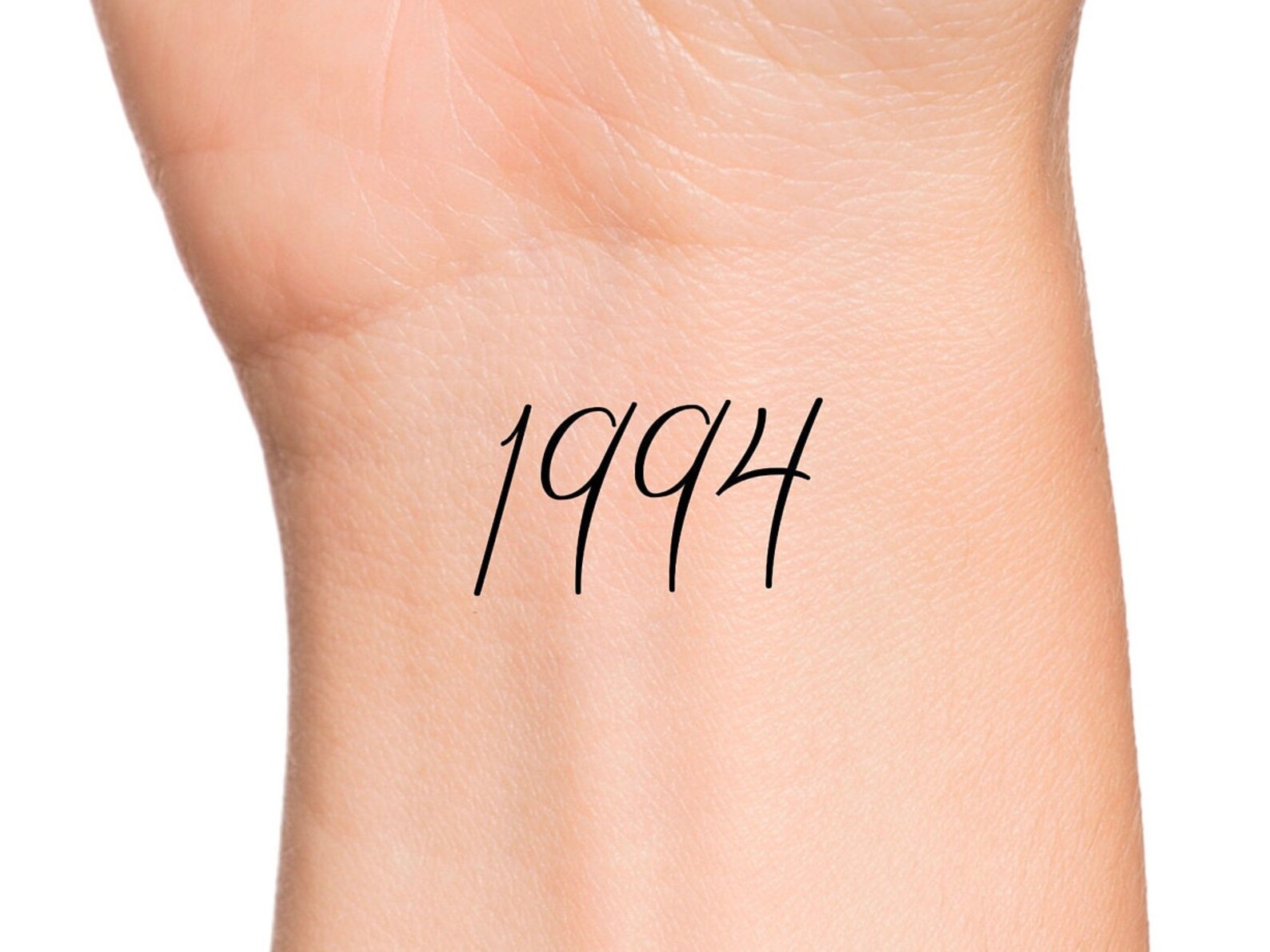 1994 Year Temporary Tattoo Numbers Tattoo Birth Year Tattoo - Etsy