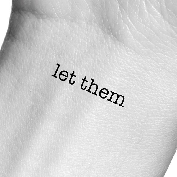 Let Them Tattoo - Etsy