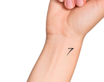 Lucky Number 7 Tattoo Designs