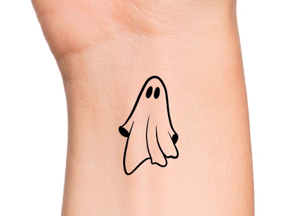 Ghost Temporary Tattoo - Etsy