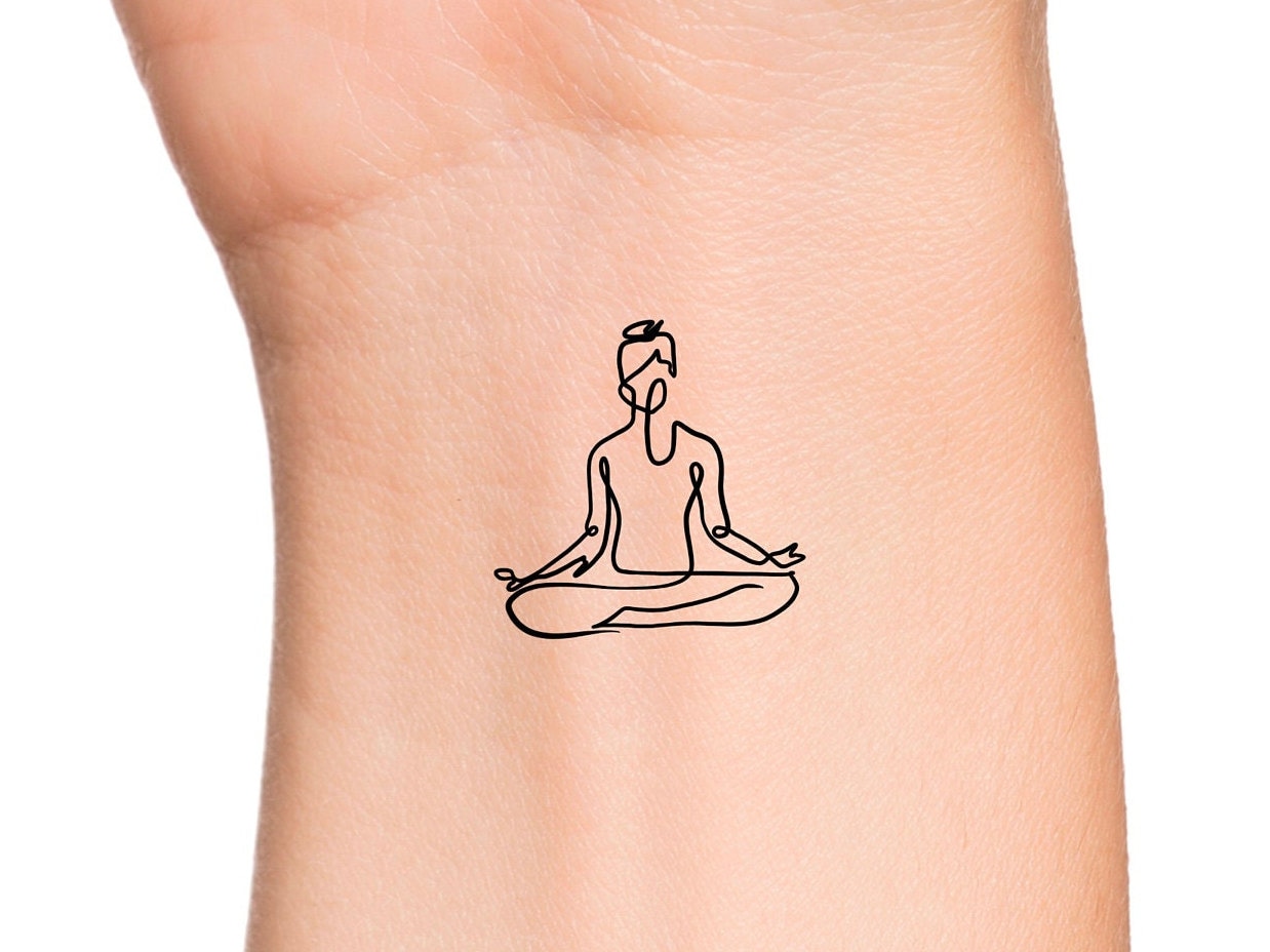 Yoga Tree Pose Tattoo
