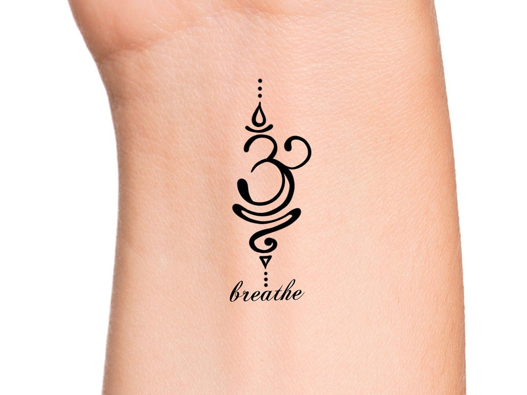 Breathe Sanskrit Temporary Tattoo - Etsy Denmark