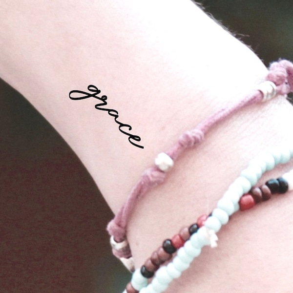 Grace Tattoo - Etsy