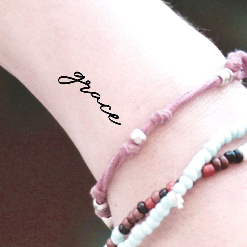 Grace Tattoo - Etsy
