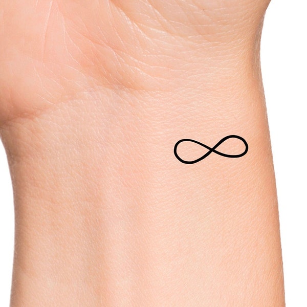 Infinity Temporary Tattoo - Etsy