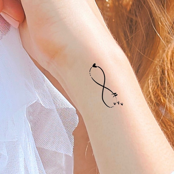 Love Infinity Tattoo - Etsy