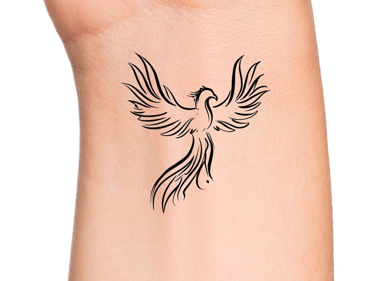 Phoenix Temporary Tattoo - Etsy