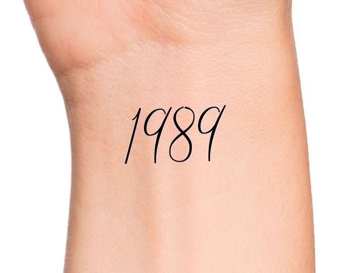 Established Est 19xx Temporary Tattoo Sticker set of 2 - Etsy