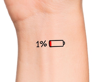Infinity Hearts Temporary Tattoo - Etsy