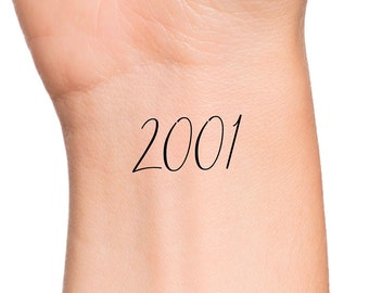 Numbers Tattoo - Etsy