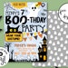 Editable Halloween Birthday Invitation Template, Printable Boo-thday ...