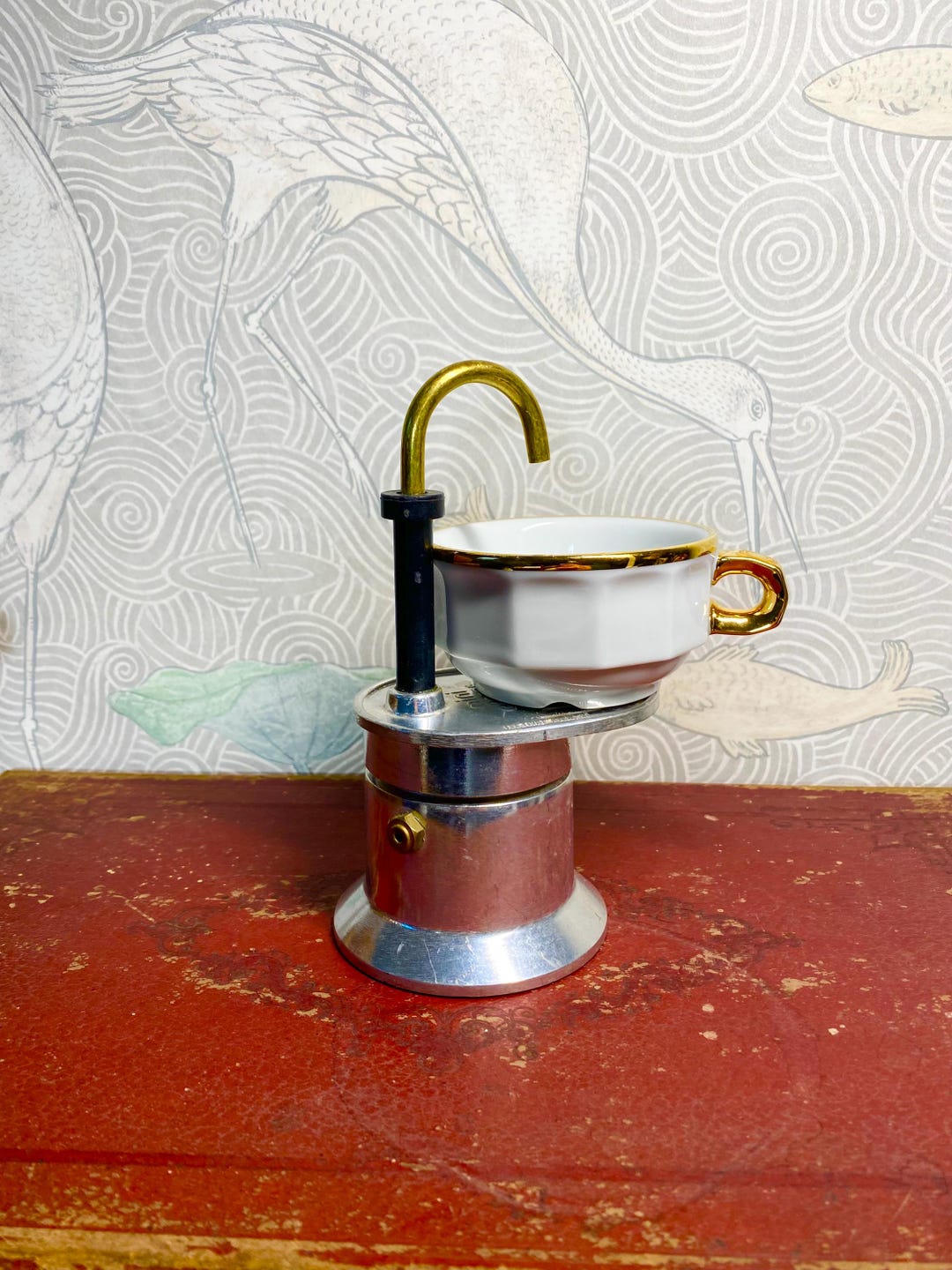 Vintage Italian Bialetti Espresso Machine, 70s ''mini Express'' Coffee ...