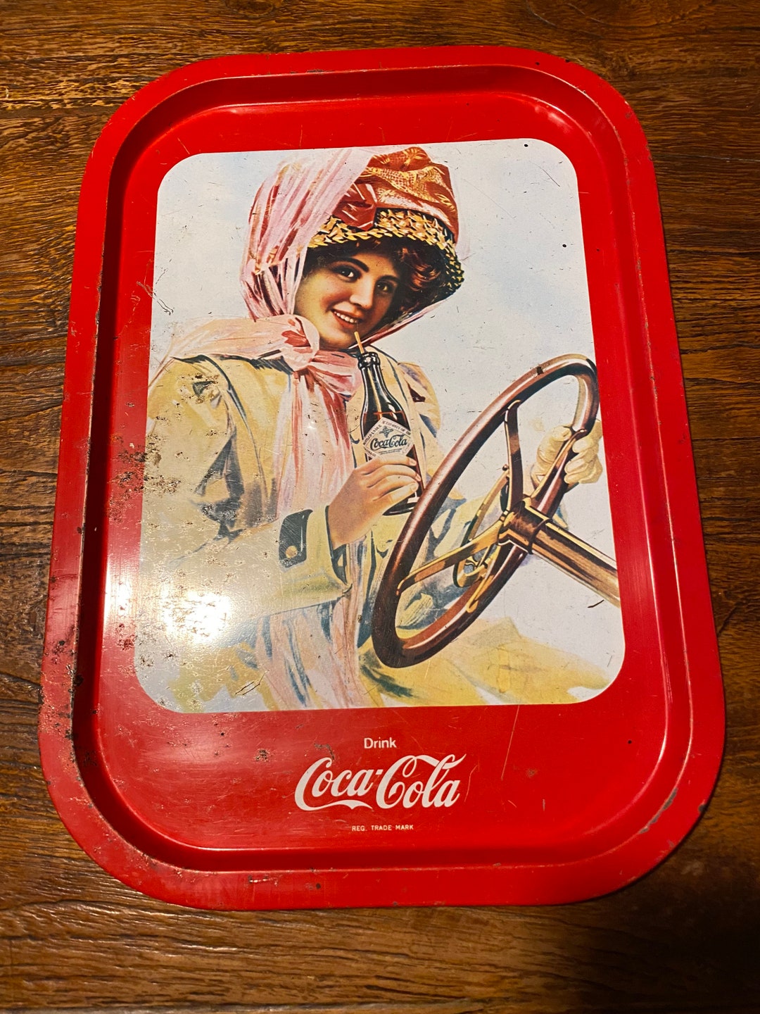 Coca-cola Vintage Metal Tray - Etsy