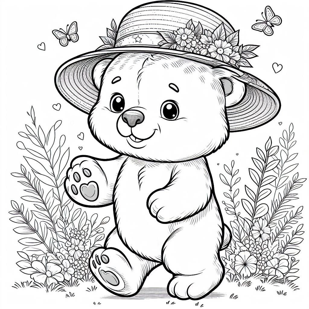 Animal Coloring Book - Etsy