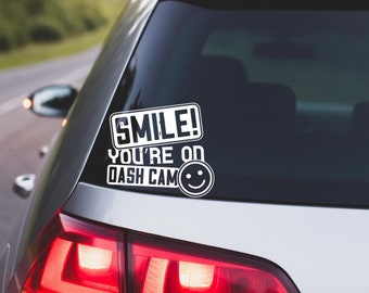 Car Dash Cam Sticker - Etsy