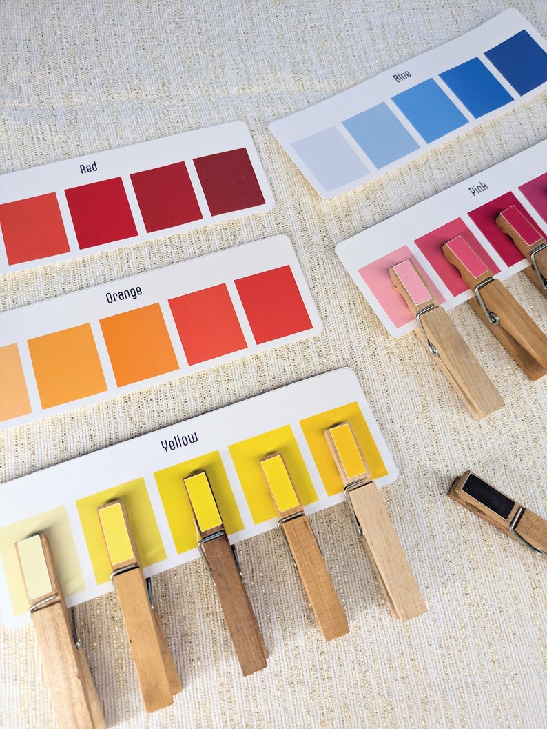 Color Sorting Game With Clothespins, Enhance Fine Motor Skills ...