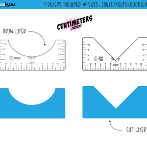 Perfect Shirt Alignment Tool for Cricut/silhouette Users. Sizes for All ...