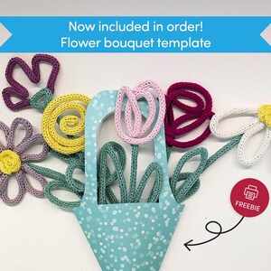 Knitted Wire Flower Templates | DIY Wire Art | Tricotin Icord Patterns ...