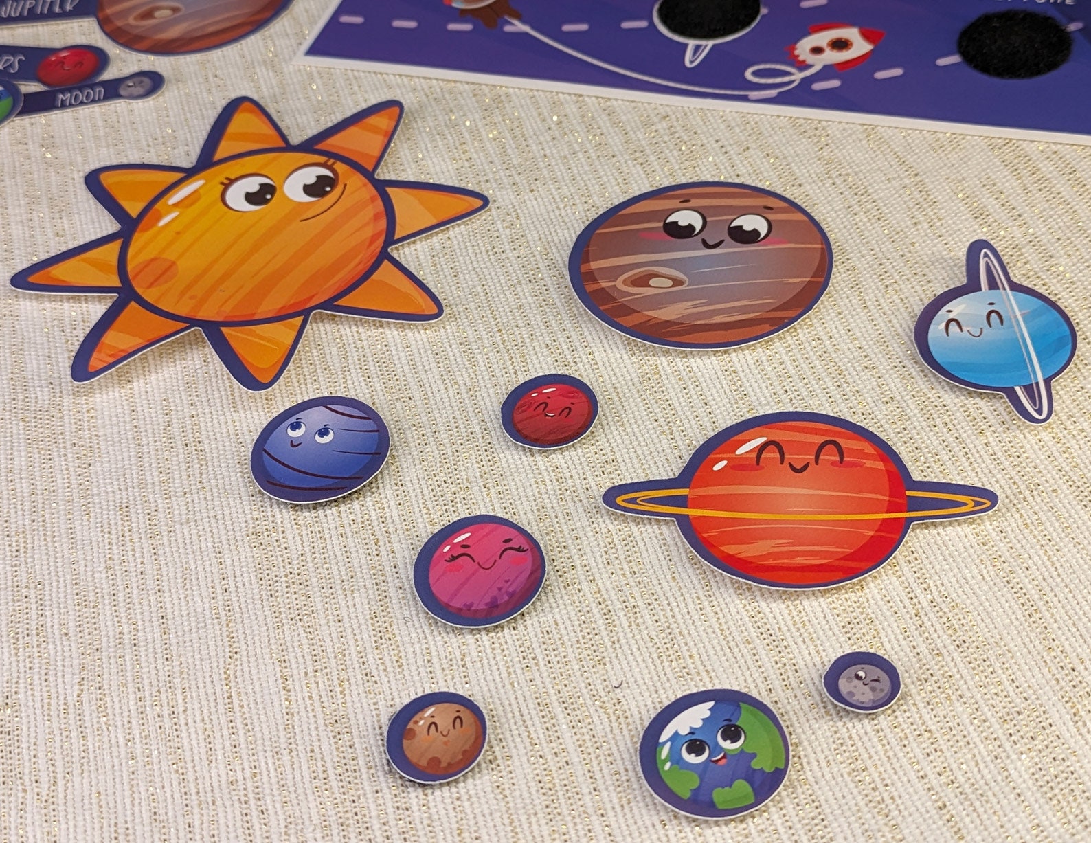 Solar System Model for Learning About the Planets Order. Downloadable ...