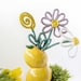 Knitted Wire Flower Templates | DIY Wire Art | Tricotin Icord Patterns ...