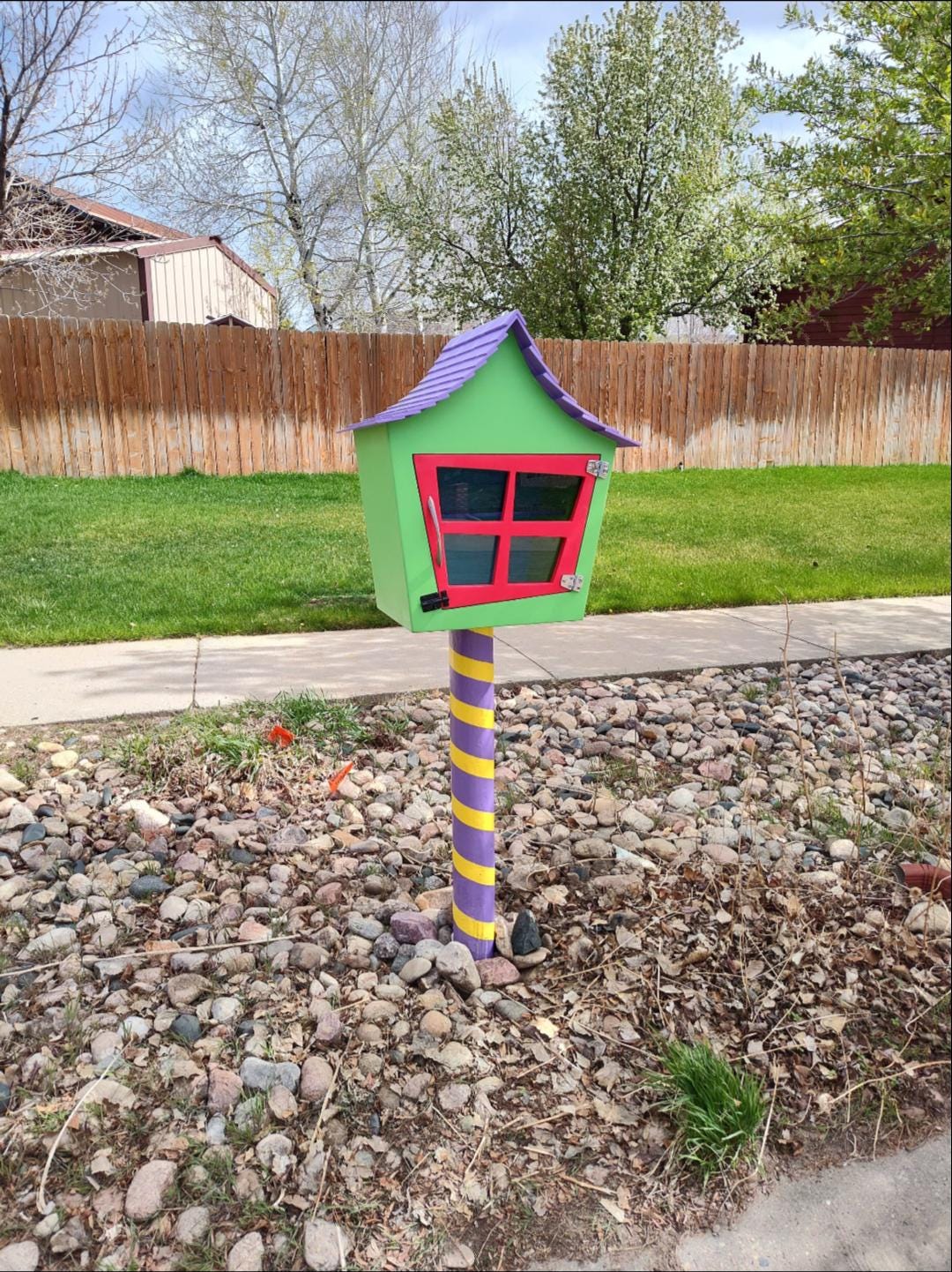Little Free Library Pole / Mailbox Pole (customizable) - Etsy