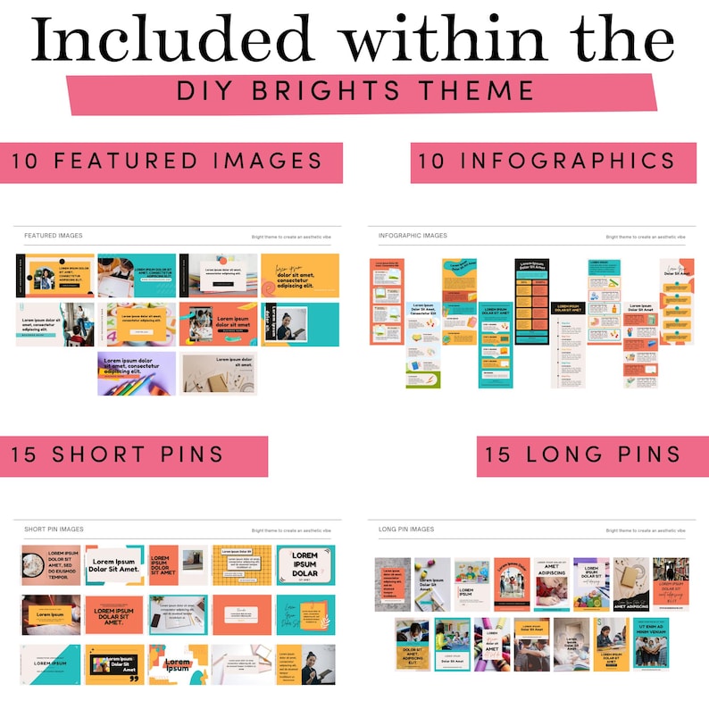 Templates for Blog Post Images Teacher Blog Graphics for Posting on ...