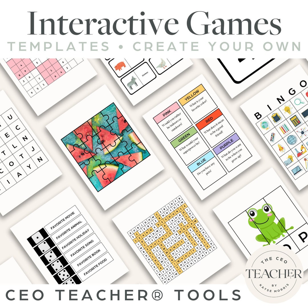 Templates for Game Boards - Etsy