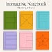 Interactive Notebook Templates - Etsy