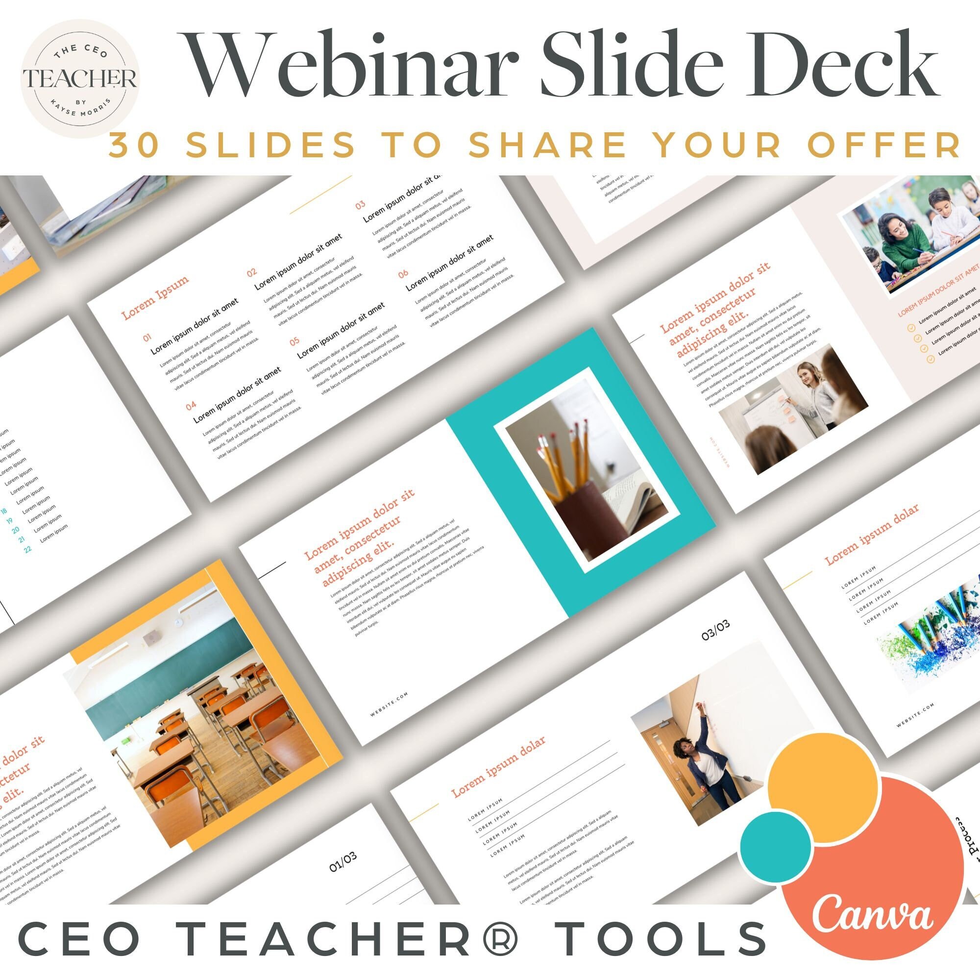 Webinar Presentation Template - Etsy