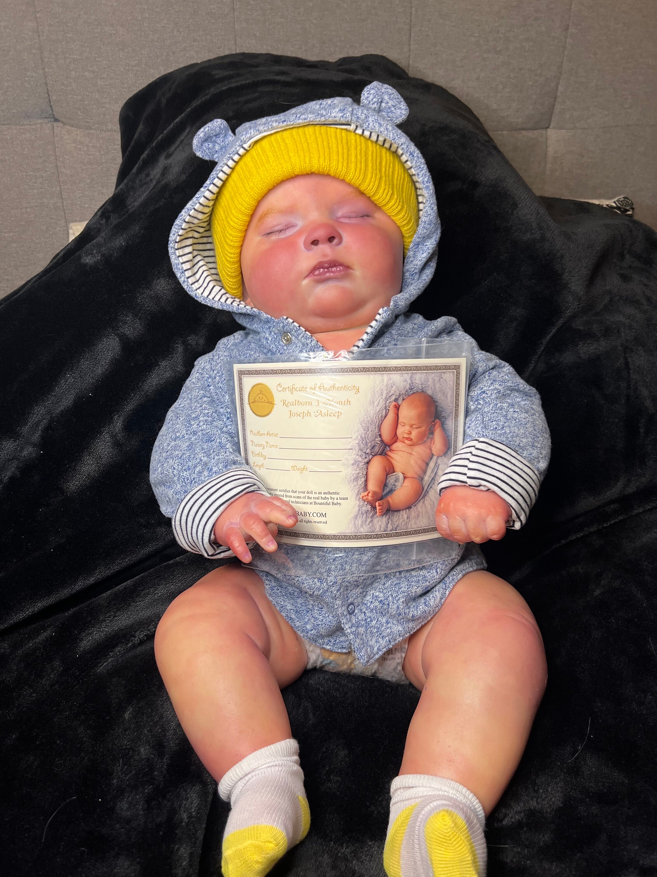 Boo Boo Baby-reborn Joseph 3 Months-fits 12 Months Clothes read ...