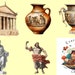 Vintage Greek Mythology Clipart 25 Images 300 DPI No Background - Etsy