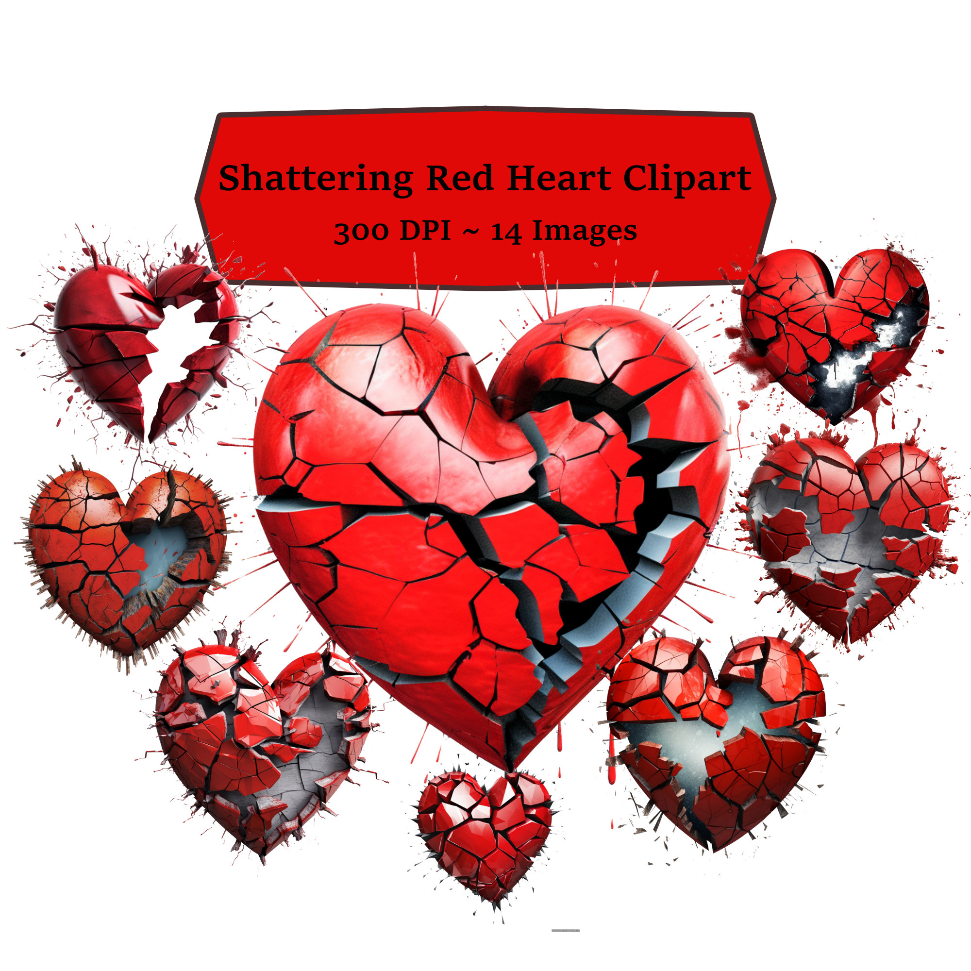 Red Heart Clipart With No Background