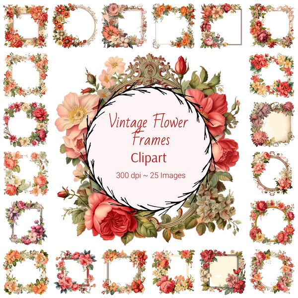 Vintage Flower Clip - Etsy