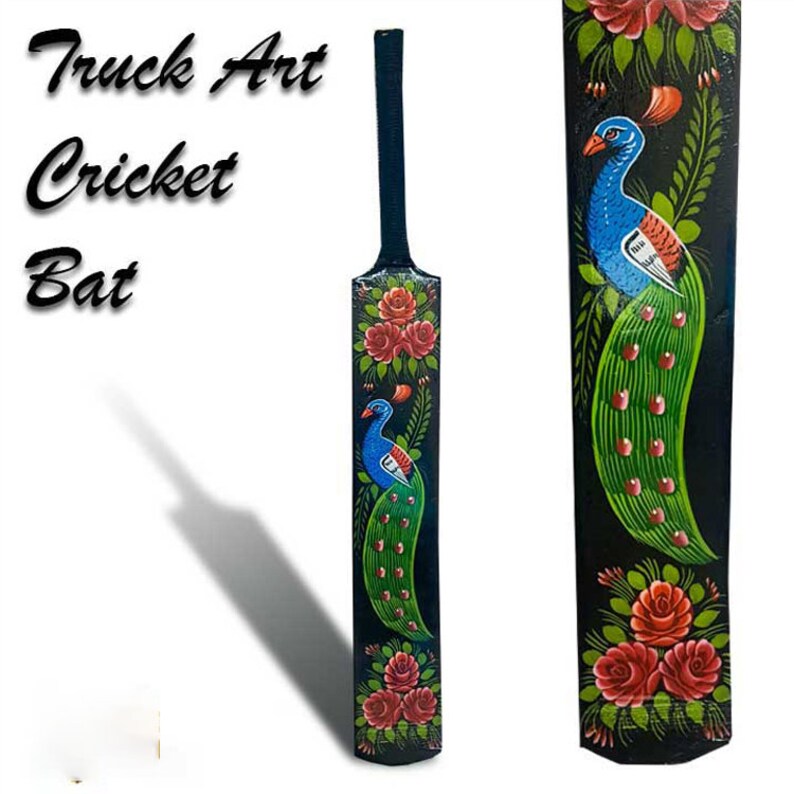 Truck Art Cricket Bat/pakistani Hand Painted Wooden Cricket Bat ...