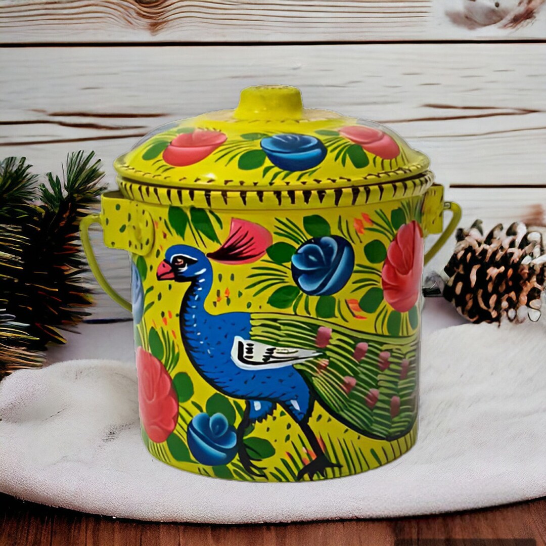 Truck Art Milk Bucket/pakistani Hand Painted Bucket/homedecor ...