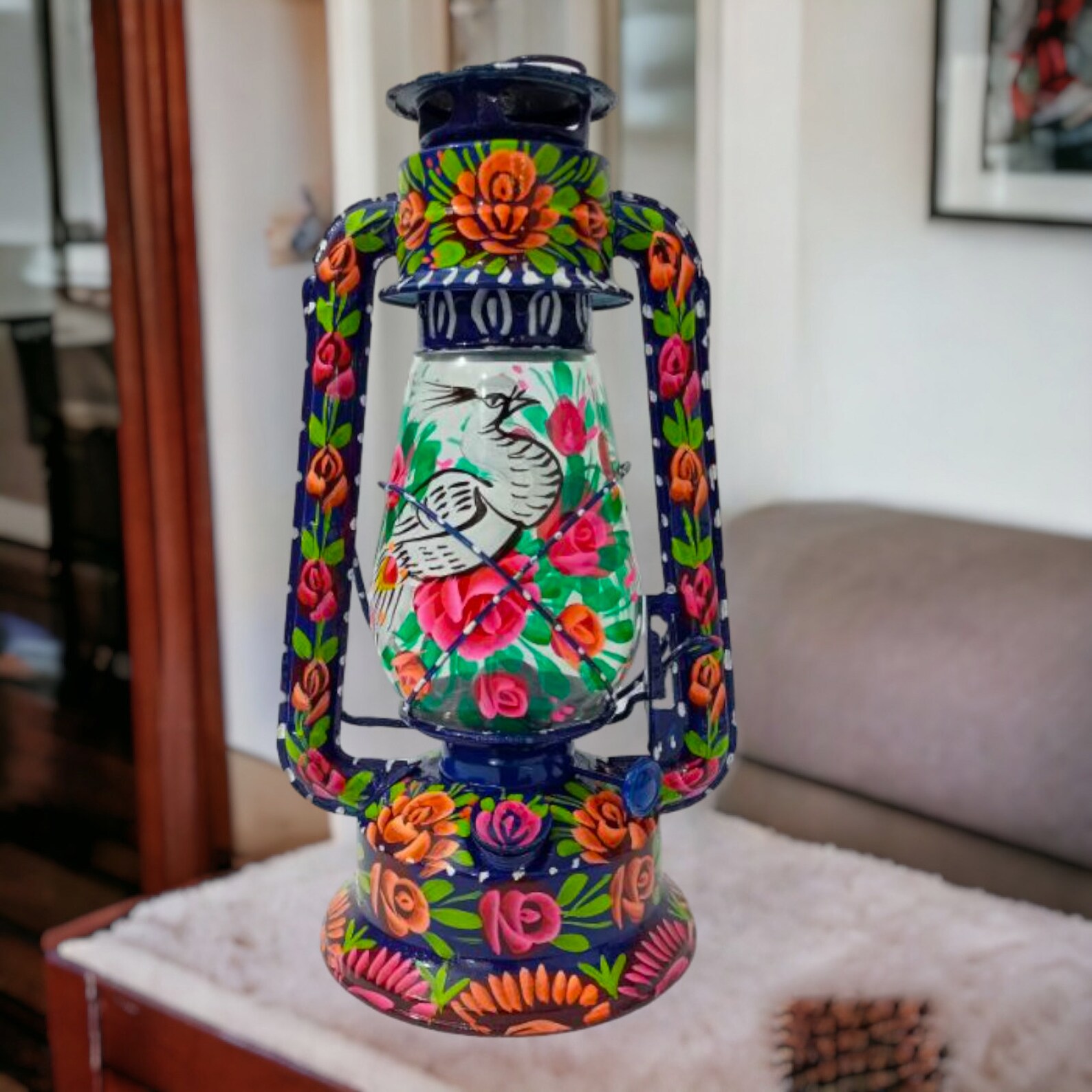 Beautiful OIL Burning Lanterns/truck Art Lantern/pakistani Hand Painted ...