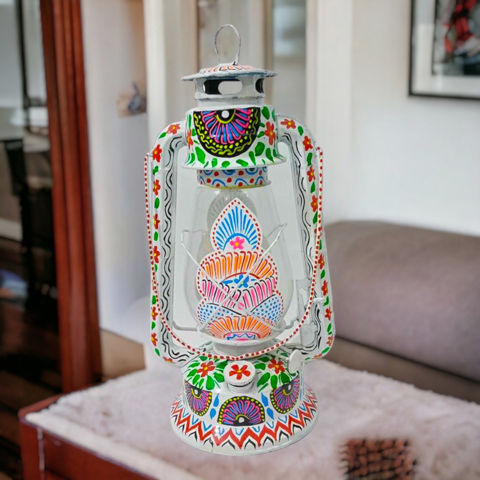 Beautiful OIL Burning Lanterns/truck Art Lantern/pakistani Hand Painted ...