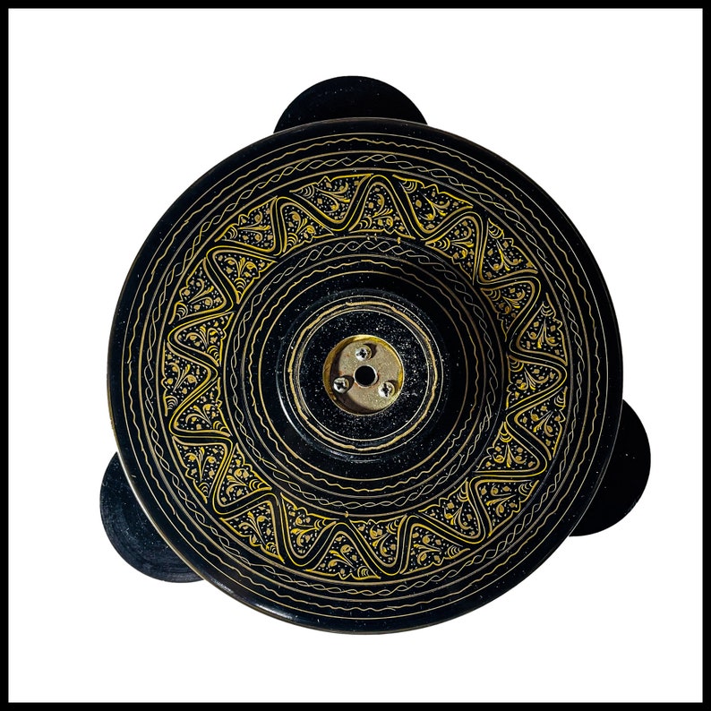 Naqsheen Coffee Table/wooden Round Table/wooden Portable Table ...