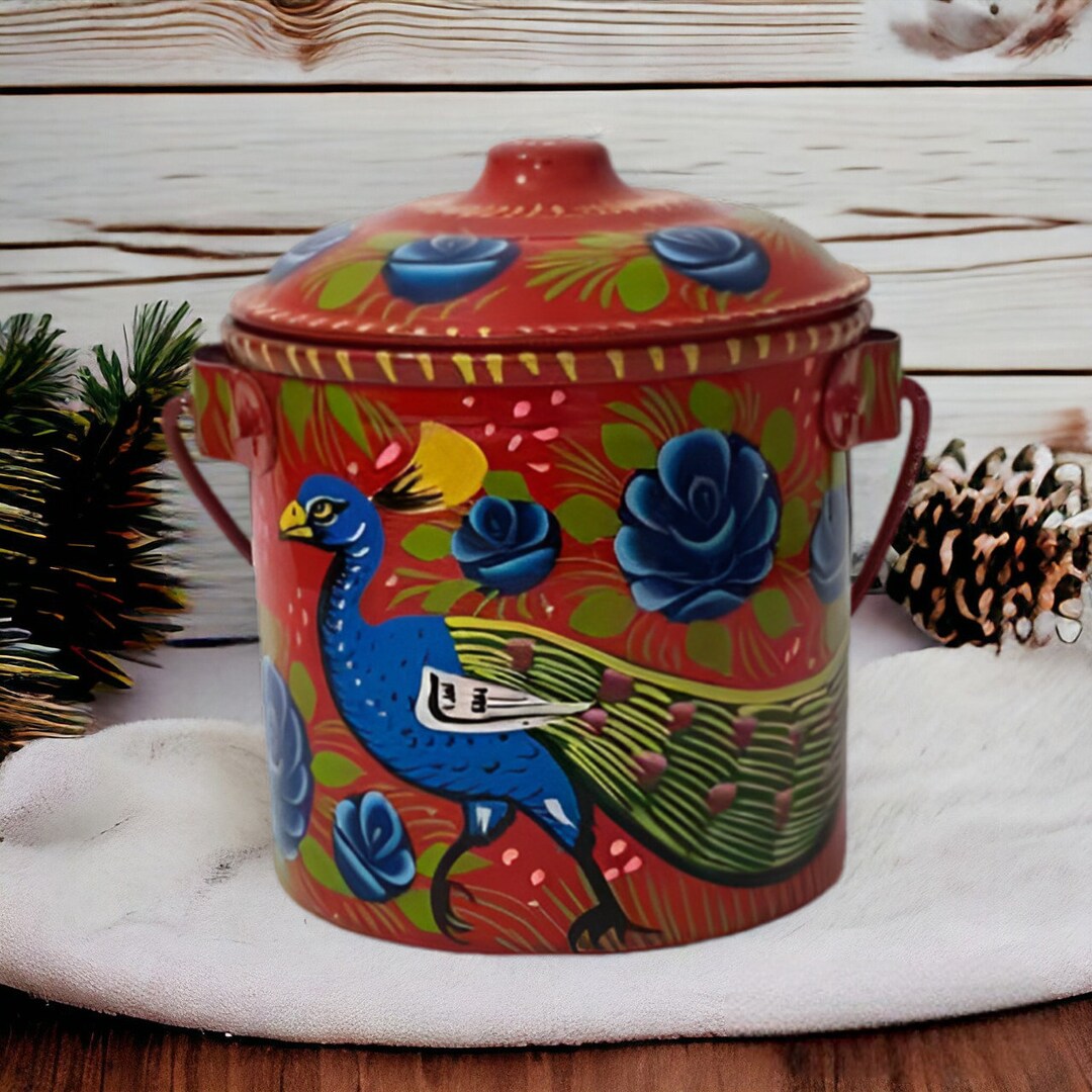 Truck Art Milk Bucket/pakistani Hand Painted Bucket/homedecor ...