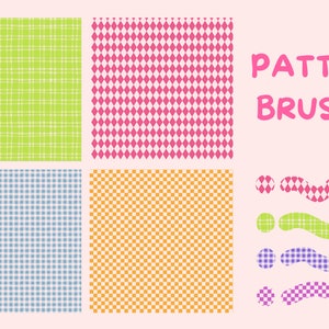 150 Cute Brushes for Procreate, Kawaii Brushes Kit, Kawaii Stamp Bundle ...